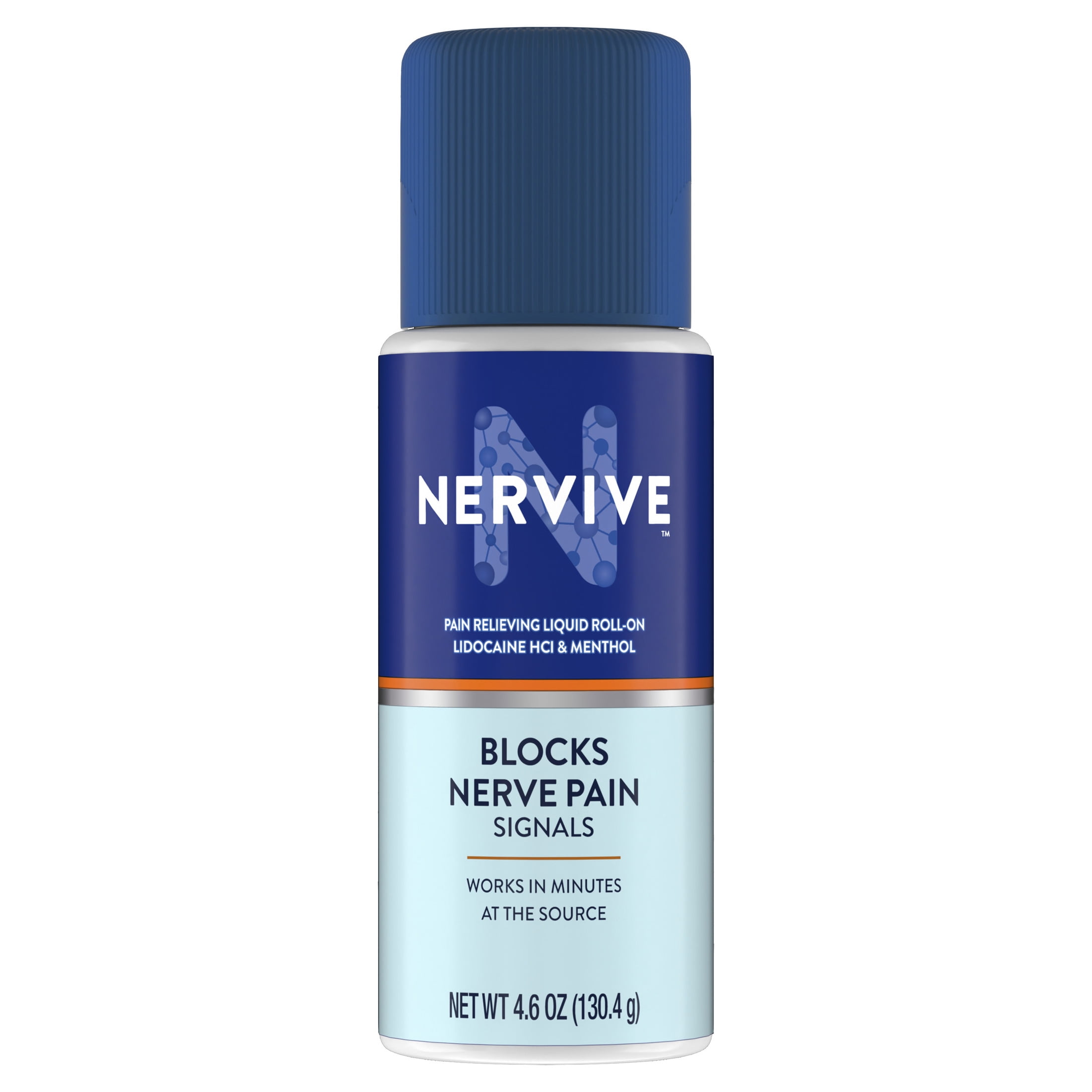 Nervive Pain Relieving Large Roll On, Max Strength Topical Pain Reliever with Lidocaine and ...