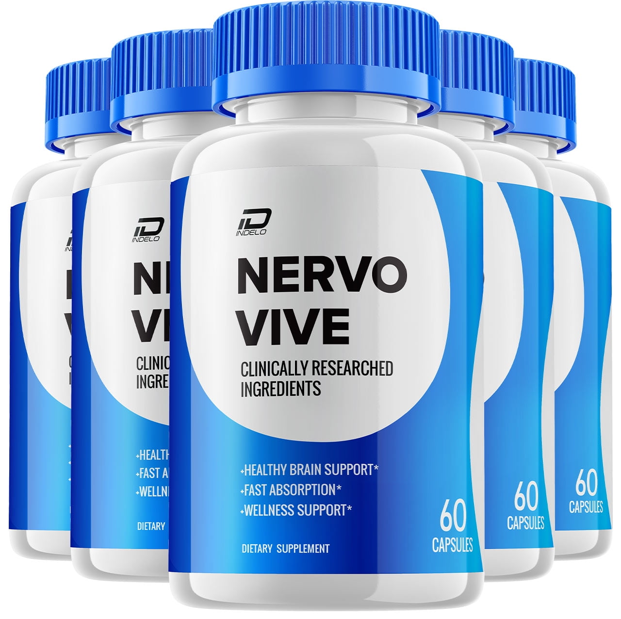 NervoVive Capsules for Nerve Health, 5 Pack, 300 Capsules - Walmart.com