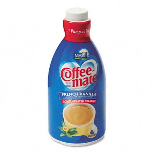 Nes Coffee-Mate Liquid Coffee Creamer Pump Dispenser French Vanilla 1.5 ...