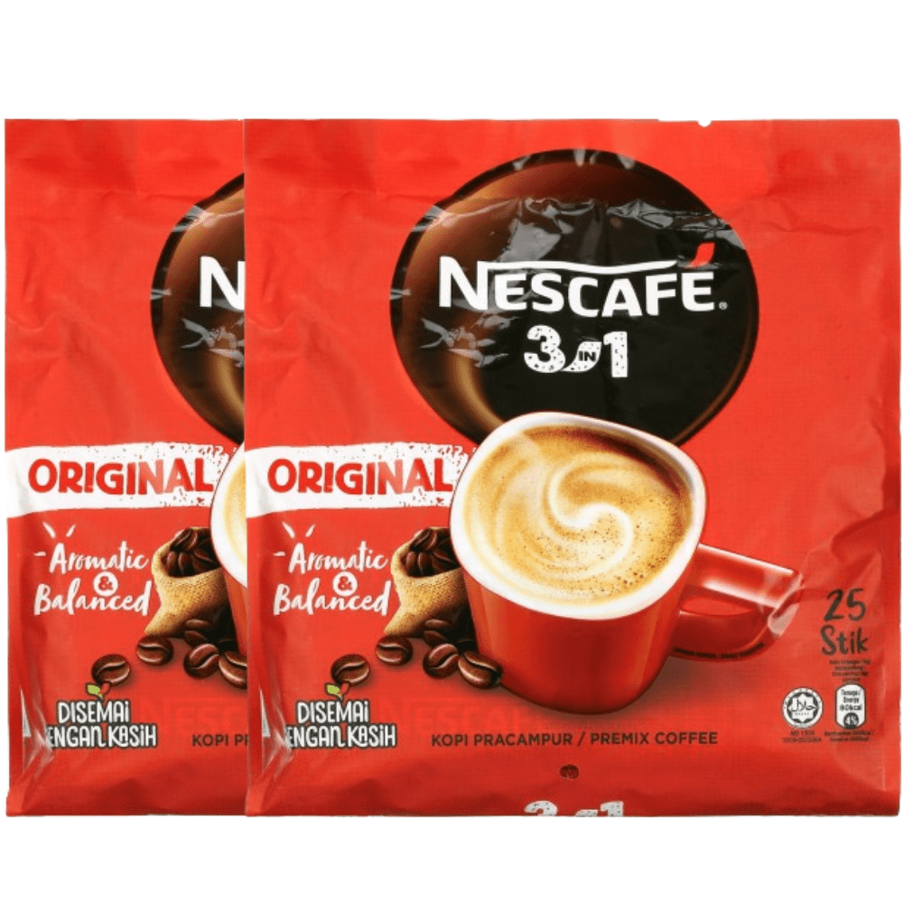Nescafé 3-in-1 Stick Instant Coffee Original (2 PACK) Premix Instant ...