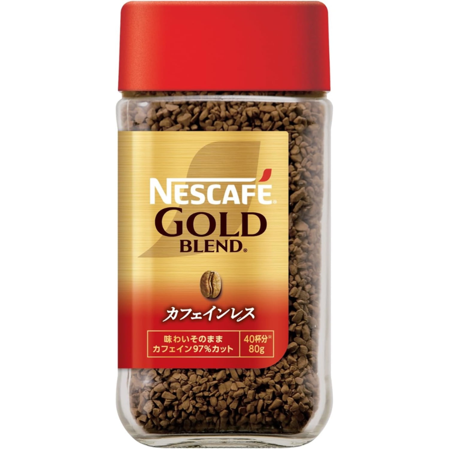 Nescafé Gold Blend Decaf Instant Coffee 80g (40 Cups) – Smooth Aroma ...