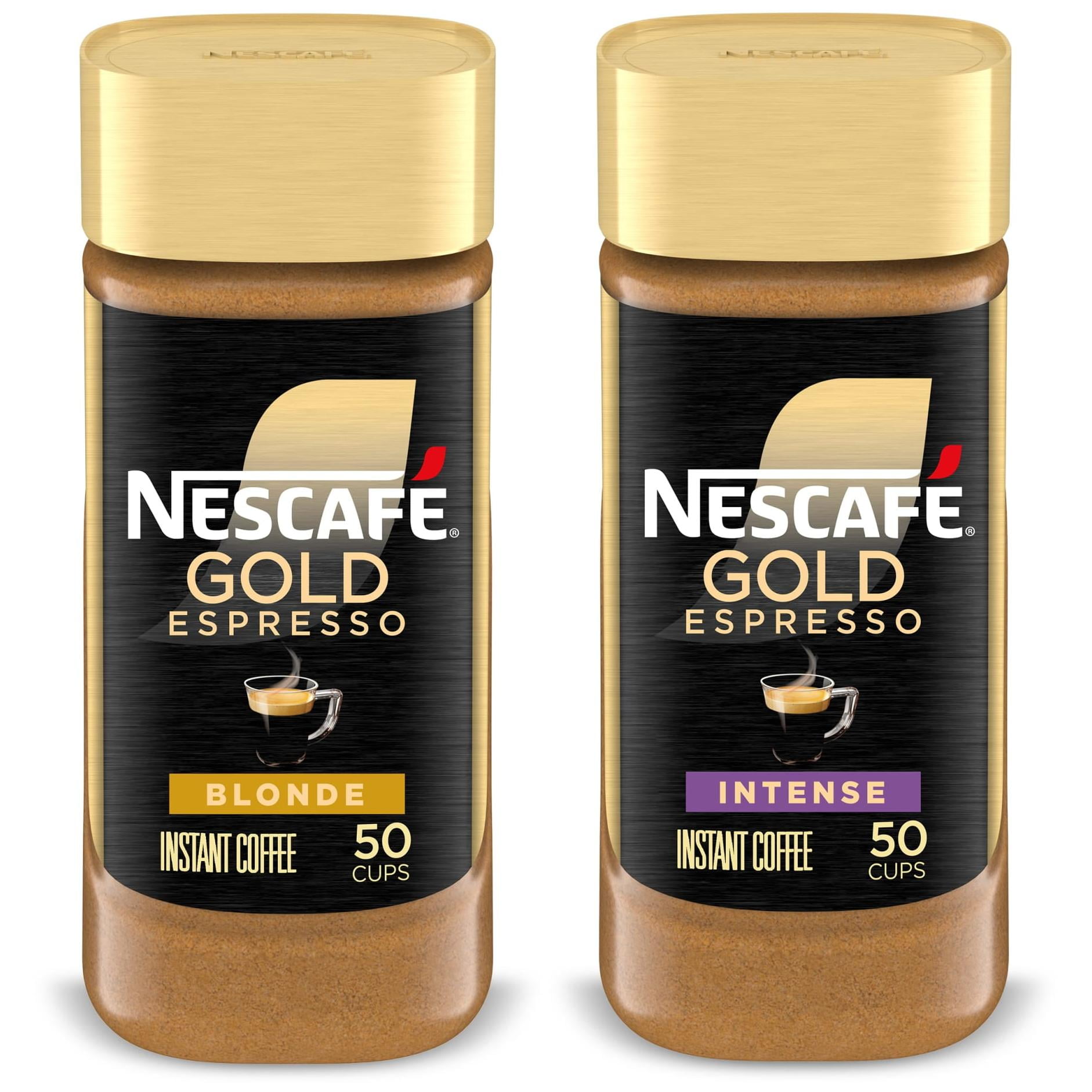 Nescaf? Gold Espresso Blonde & Intense, Instant Coffee, 2 Pack 3.5oz - Walmart.com