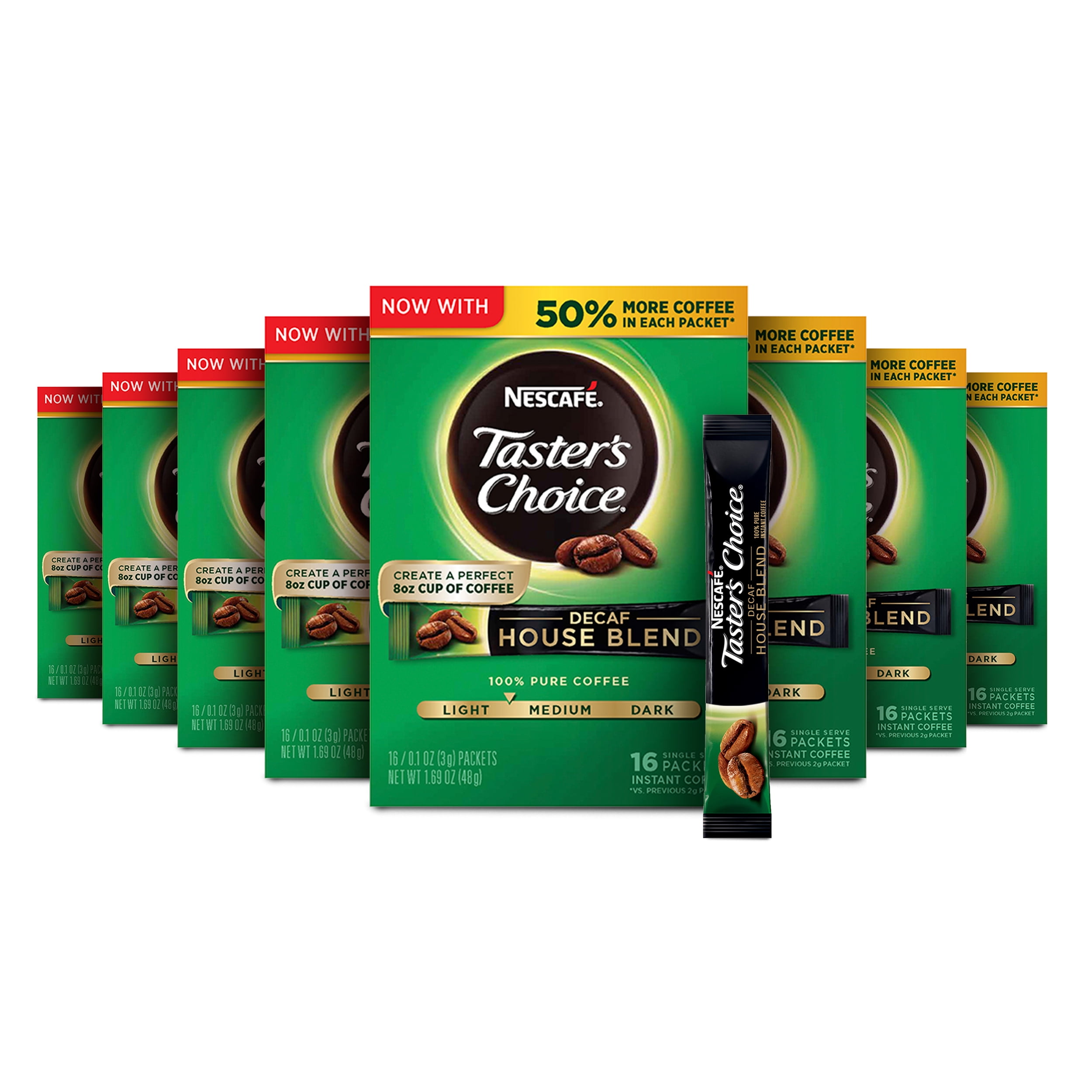 Nescafé Taster's Choice Decaf House Blend, Medium Roast Instant Coffee ...