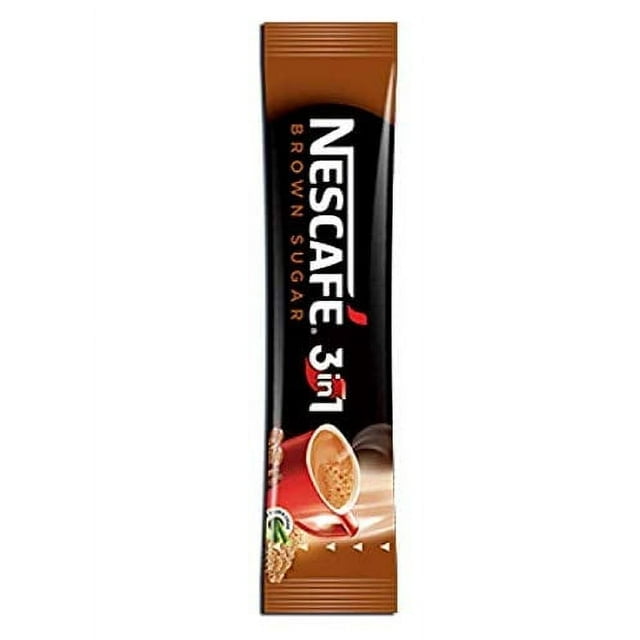 Nescafe 3 in 1 Brown Sugar Instant Coffee Single Packets 28x16.5g ...
