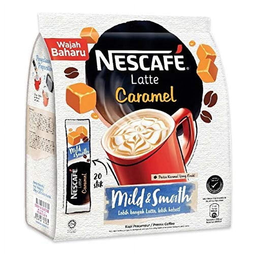 Nescafe 3 in 1 CARAMEL Coffee Latte - Instant Coffee Packets - Single ...