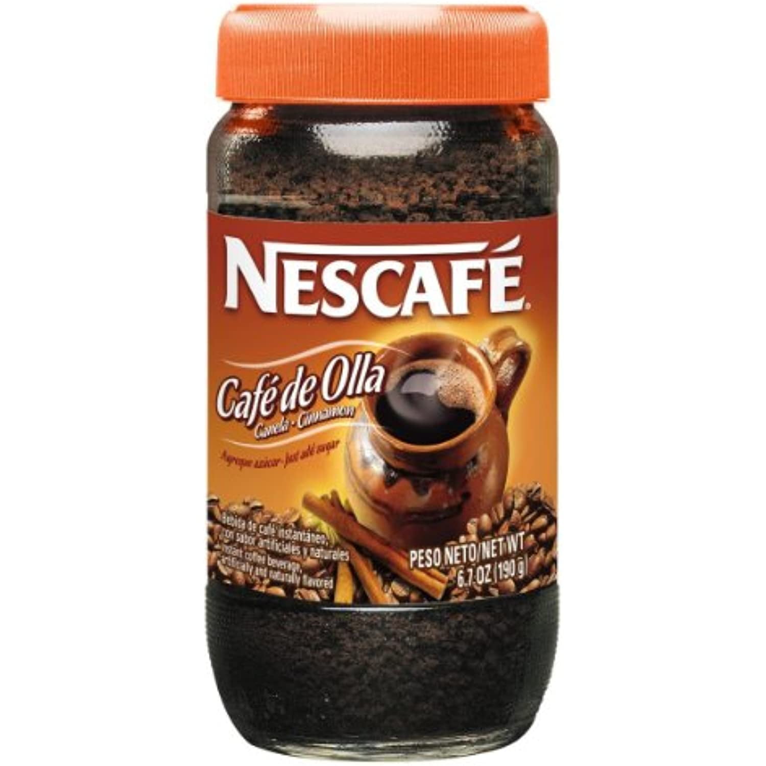 Nescafe Cafe De Olla: 6.7-Ounce Instant Coffee with Aromatic Elegance ...