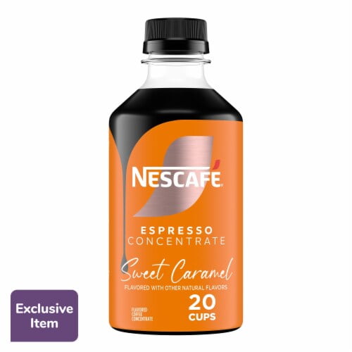 Nescafe Sweet Caramel Espresso Coffee Concentrate 10.14 fl oz Packaging ...