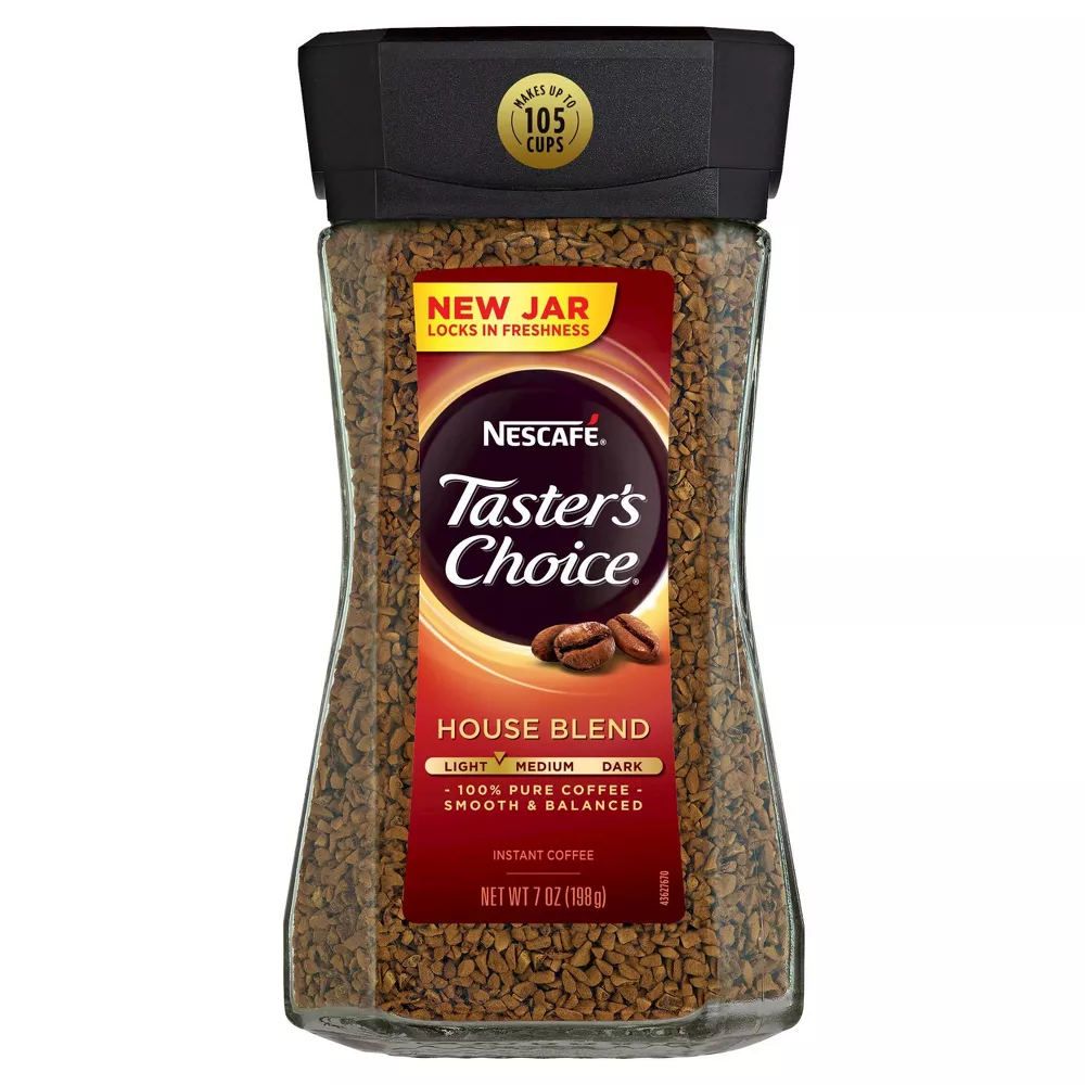 Nescafe Taster's Choice House Blend Light Roast Instant Coffee - 7oz ...