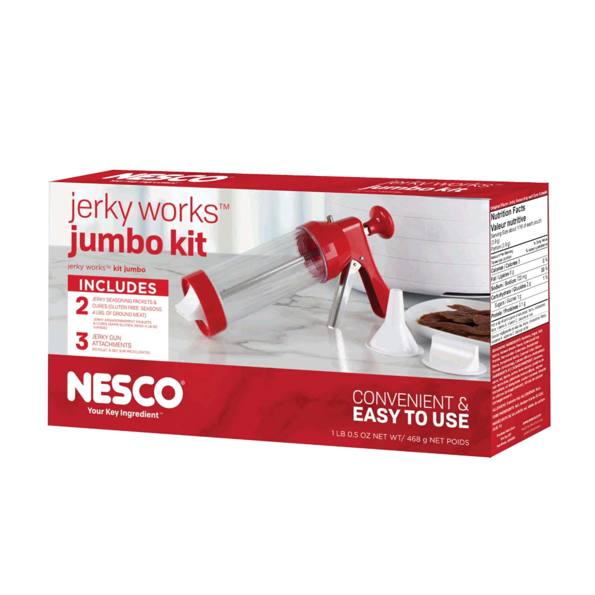Nesco Beef Jerky Maker Kit, 6 oz - Walmart.com