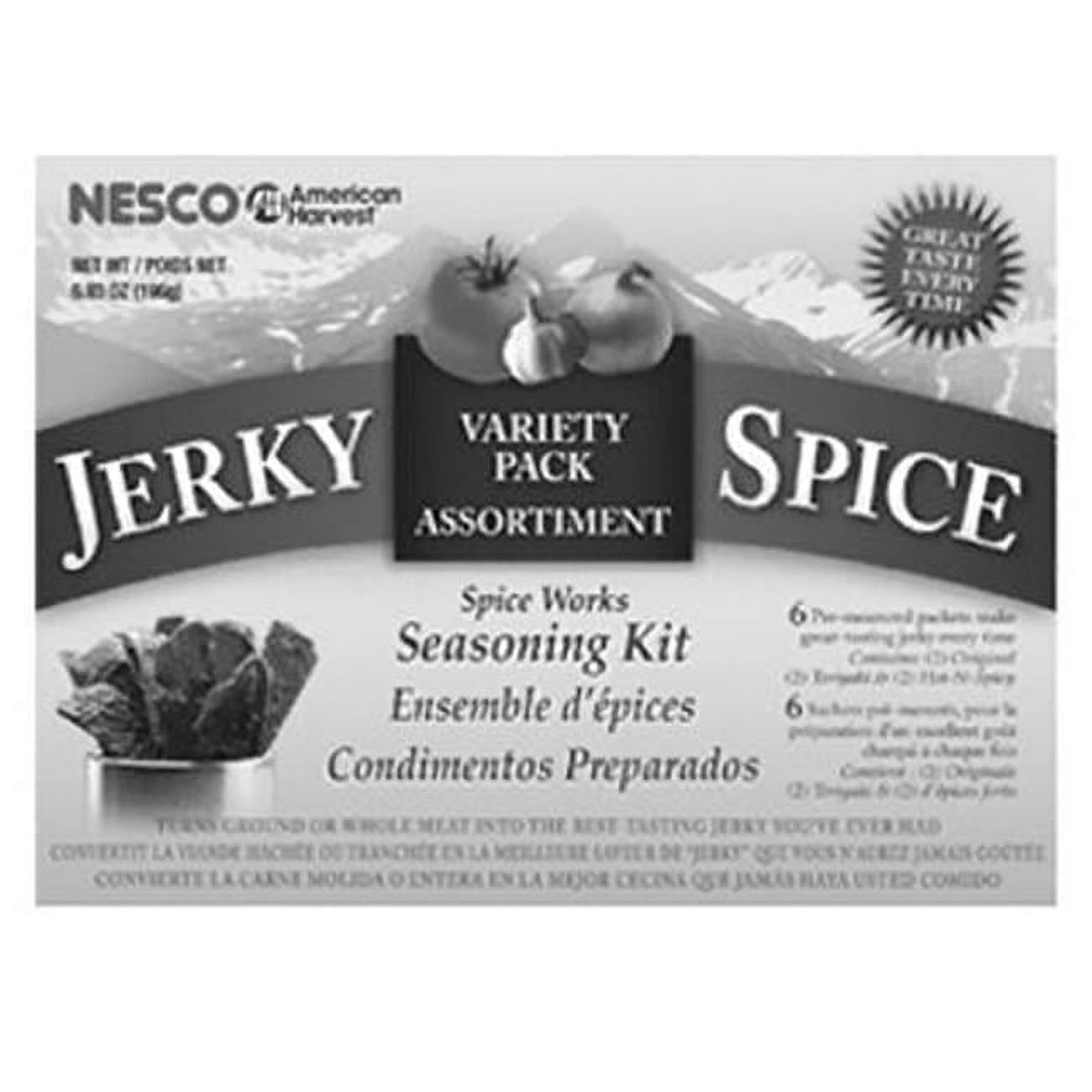 Nesco BJV-6 Variety Pack Of Beef Jerky Spices - Walmart.com
