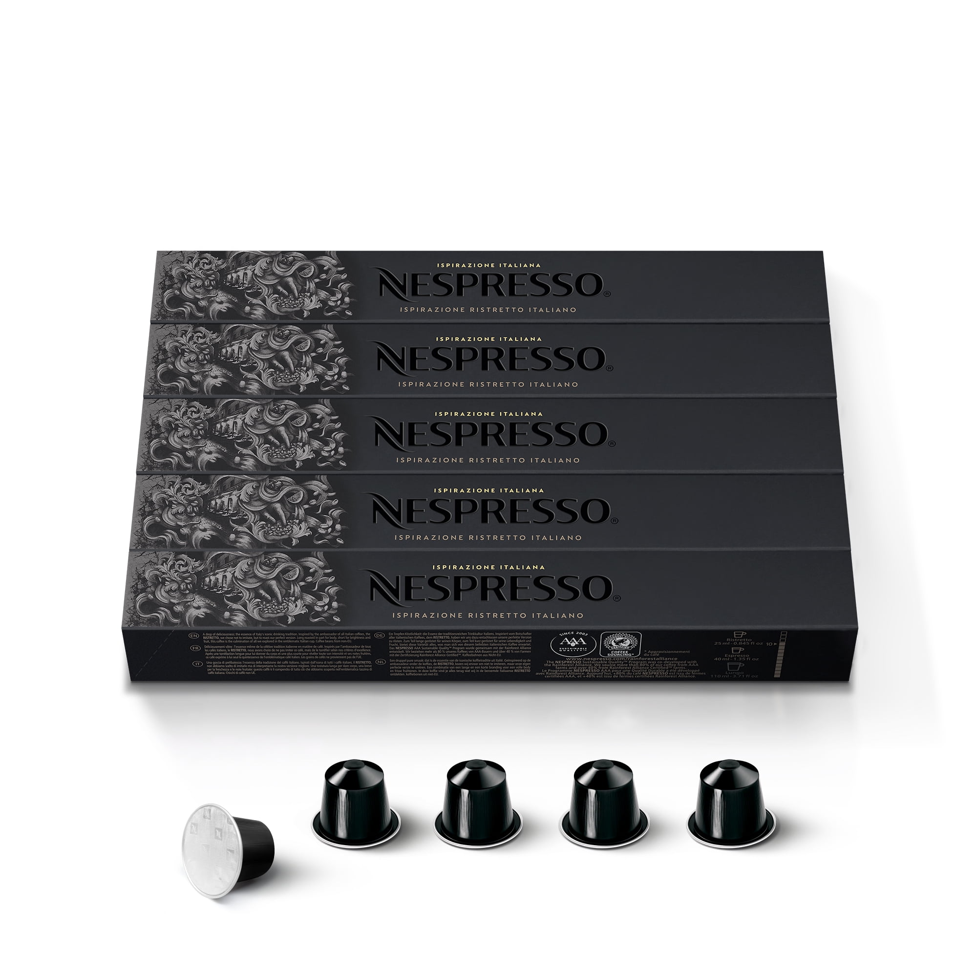 Nespresso Ristretto Pods - Coffee pods for grocery retail - Walmart ...