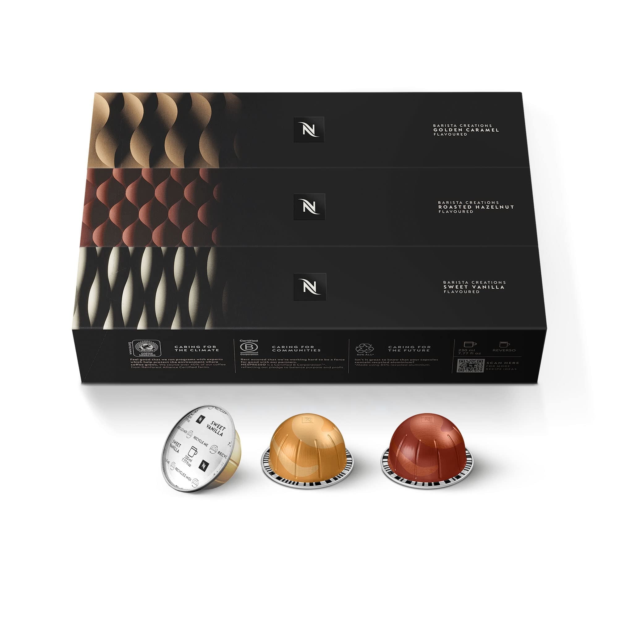 Nespresso Vertuo Barista Flavored Pack, Medium Roast Coffee Pods, 30 ...