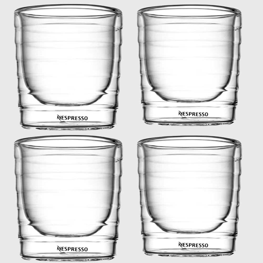 Nespresso Coffee Mug Heat Resistant Double Wall Tea Glass Cup Beer ...
