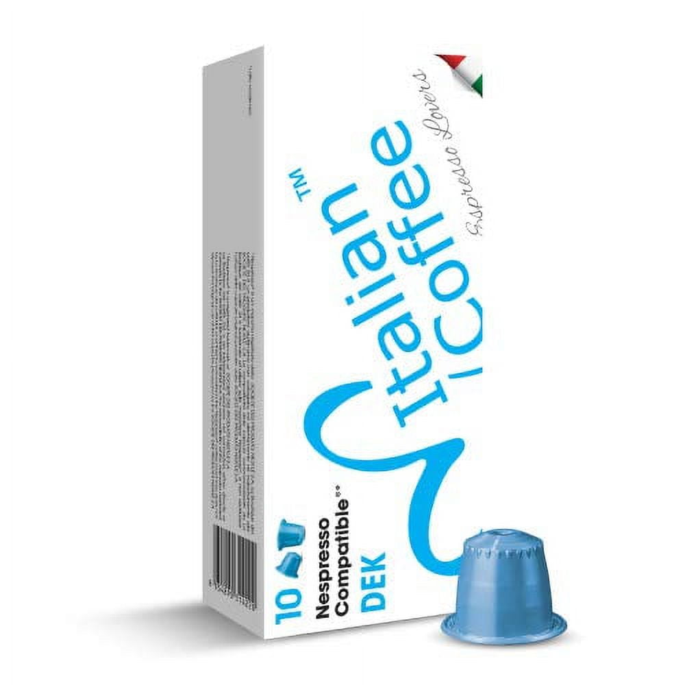 Decaffeinated Nespresso Compatible Capsules, 100 Count Coffee Pods ...