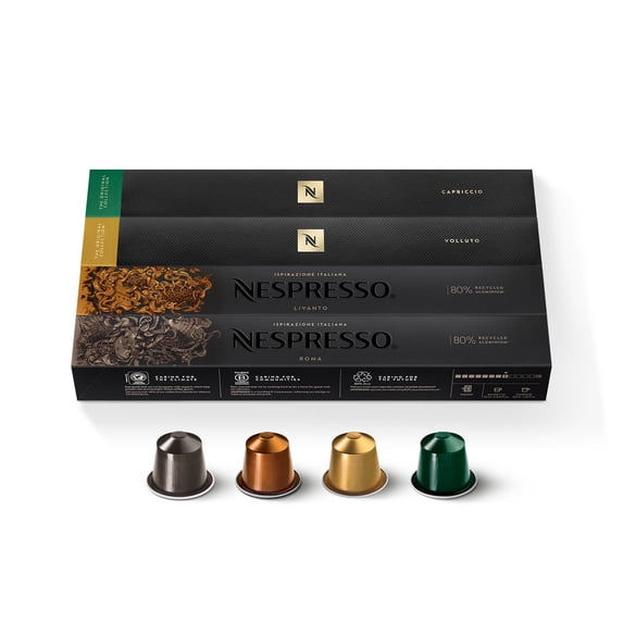 Nespresso Original Line Espresso Pods, Variety Pack, Mild and Medium ...