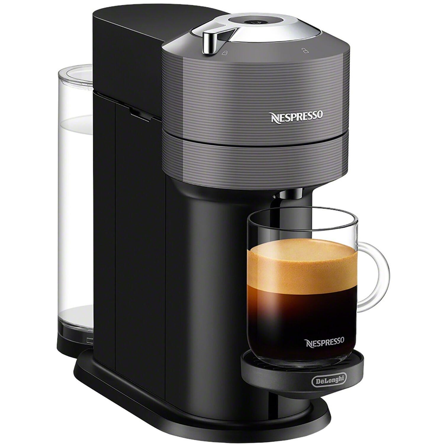 Nespresso Vertuo New Next Coffee and Espresso Maker by DeLonghi, Dark ...