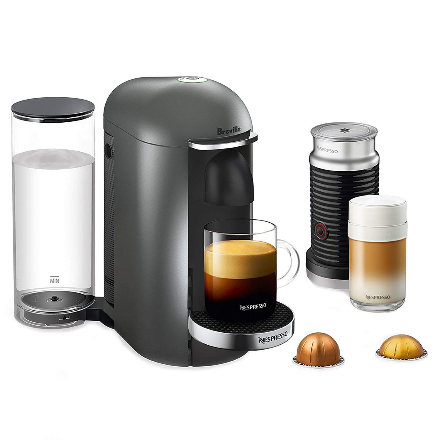 Nespresso Vertuo Plus Deluxe Coffee and Espresso Maker by Breville ...