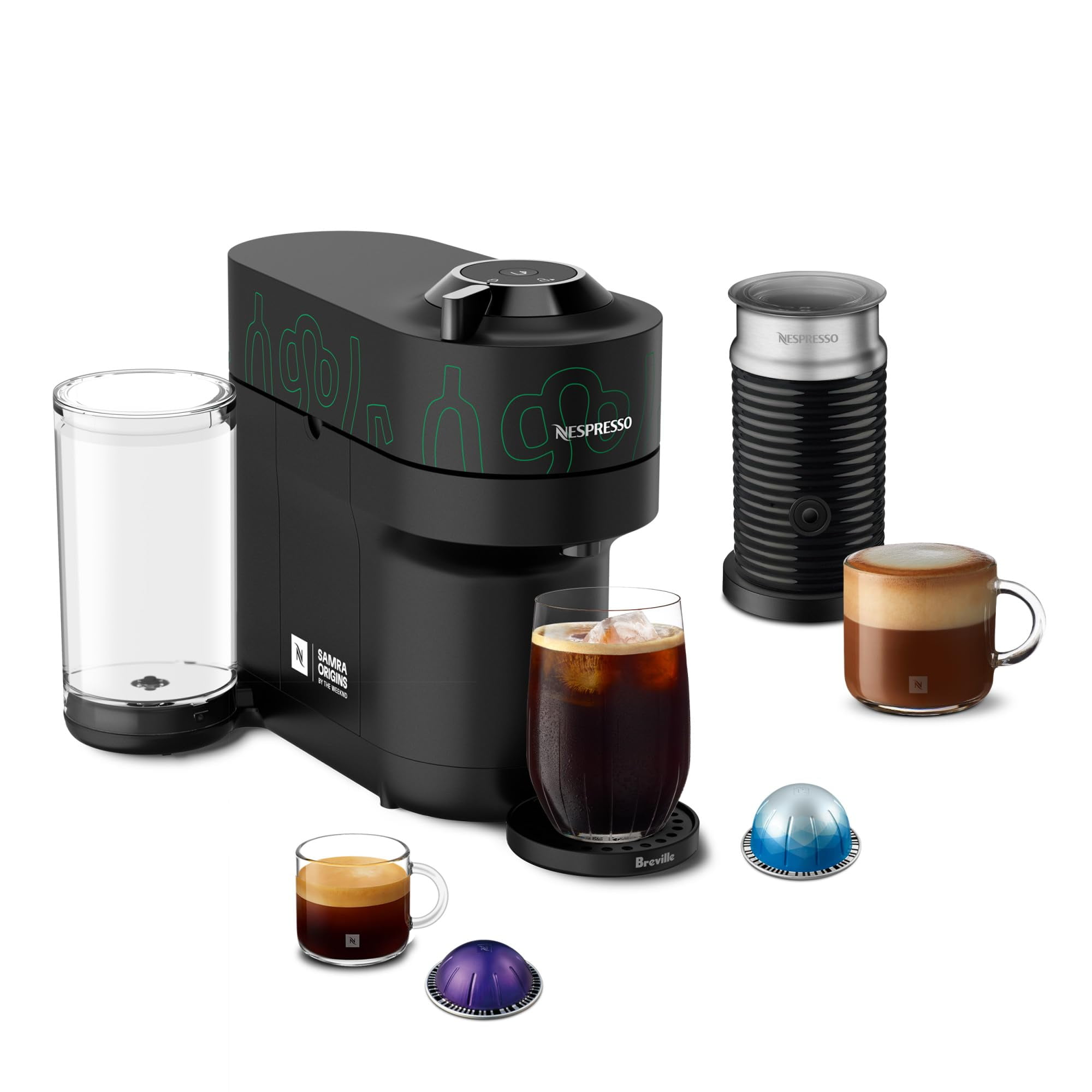Nespresso Vertuo Pop+ Coffee and Espresso Maker by Breville, Samra ...