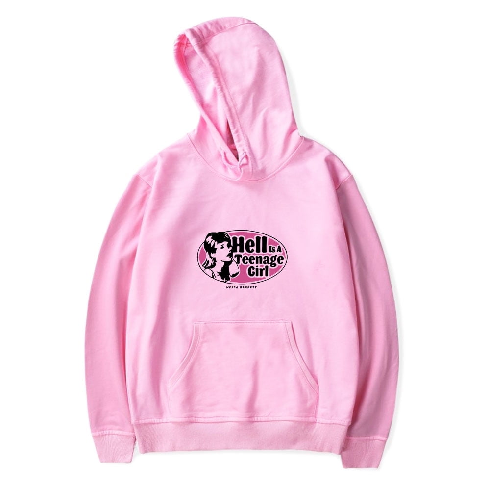 Nessa Barrett Merch Hoodie Hell is a teenage girl's long sleeved sportswear unisex fashion hip ...