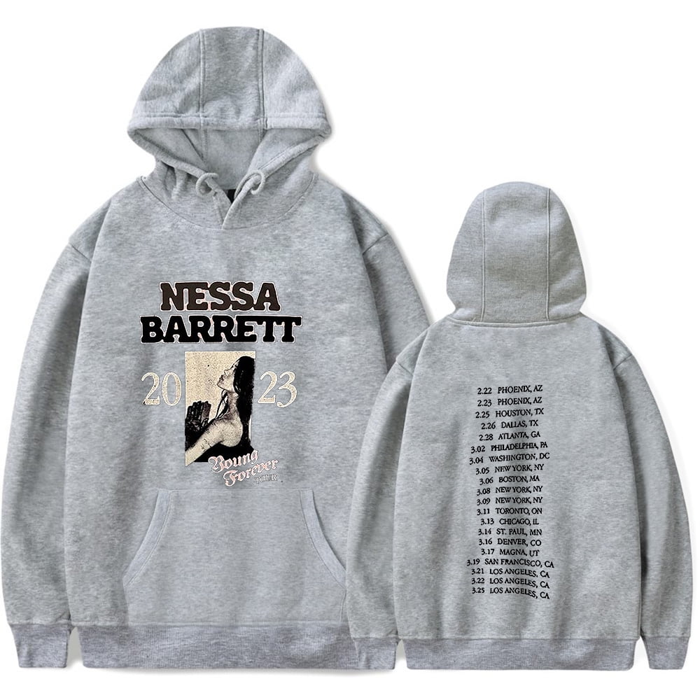 Nessa Barrett Young Forever Tour Merch Hoodies Winter Men/Women Hooded ...