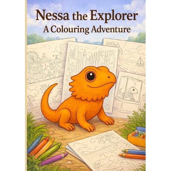 Nessa the Explorer： A Colouring Adventure, (Paperback) - Walmart.com