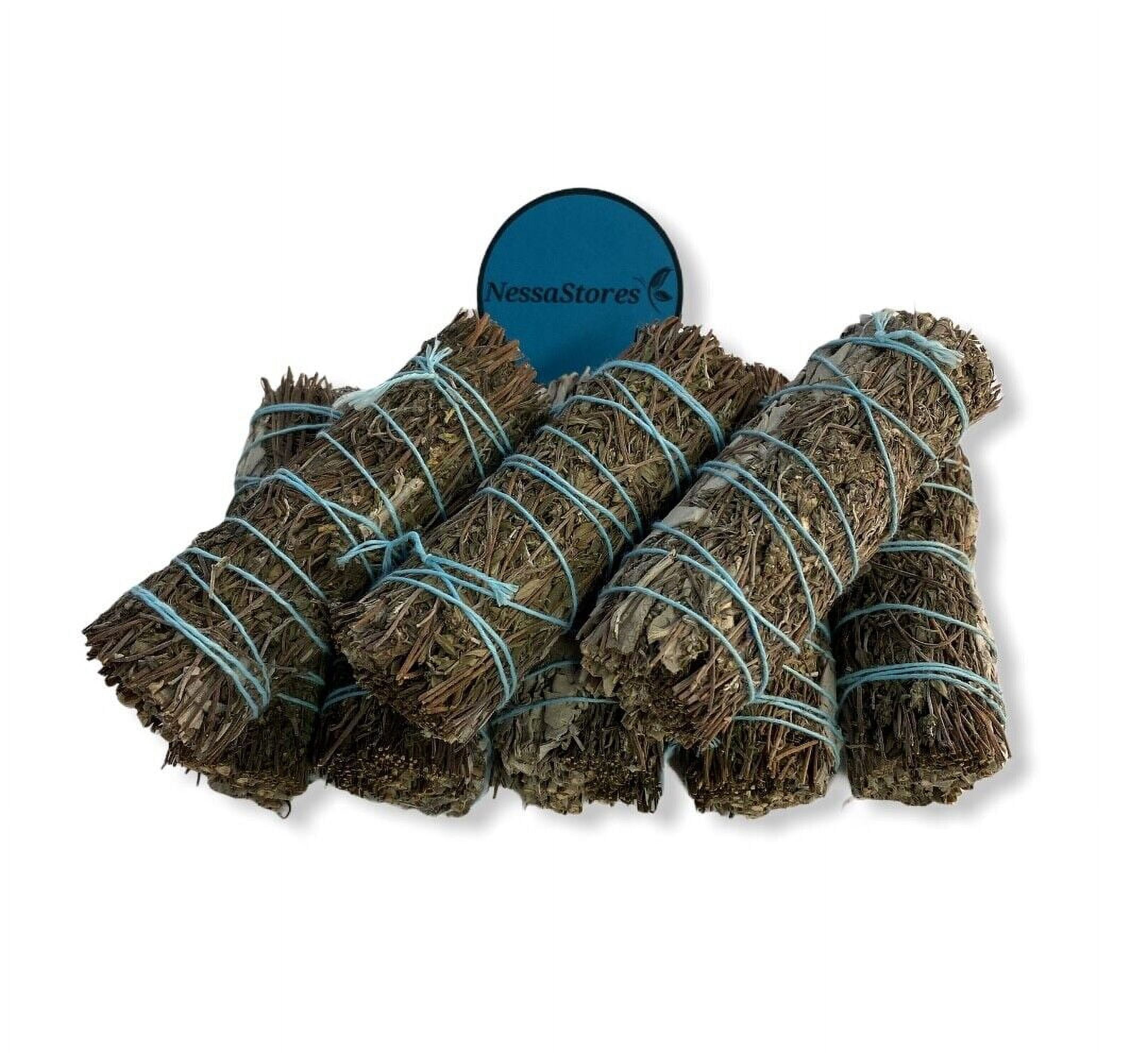 NessaStores White Sage + Thyme Smudge Incense 4" Bundle (60 pcs) #JC ...
