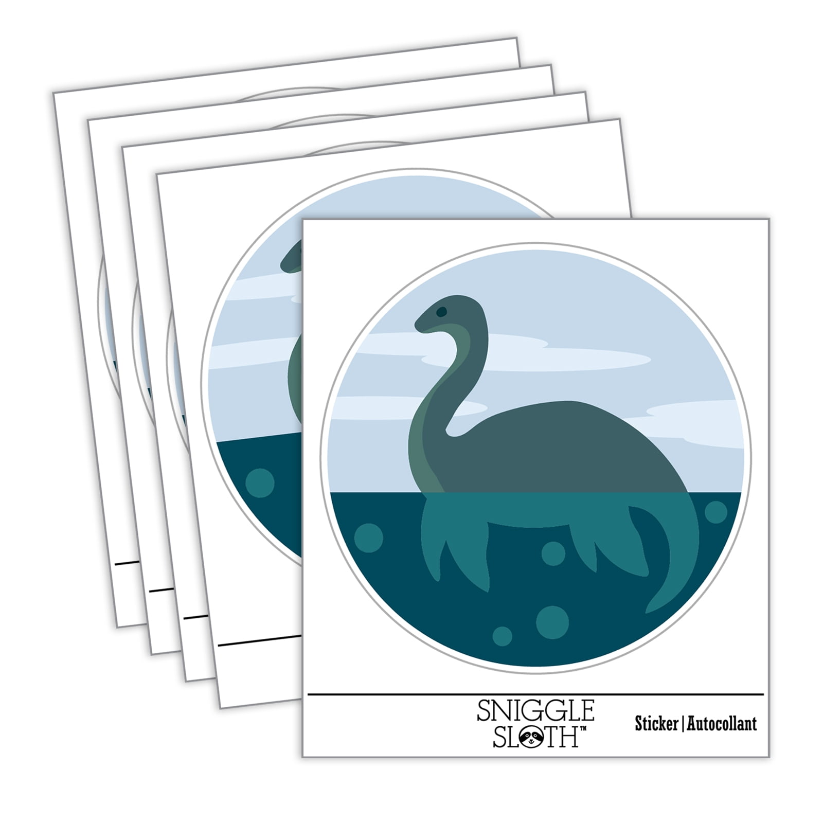 Nessie Loch Ness Monster Car Window Bumper Water Bottle Phone Tablet ...