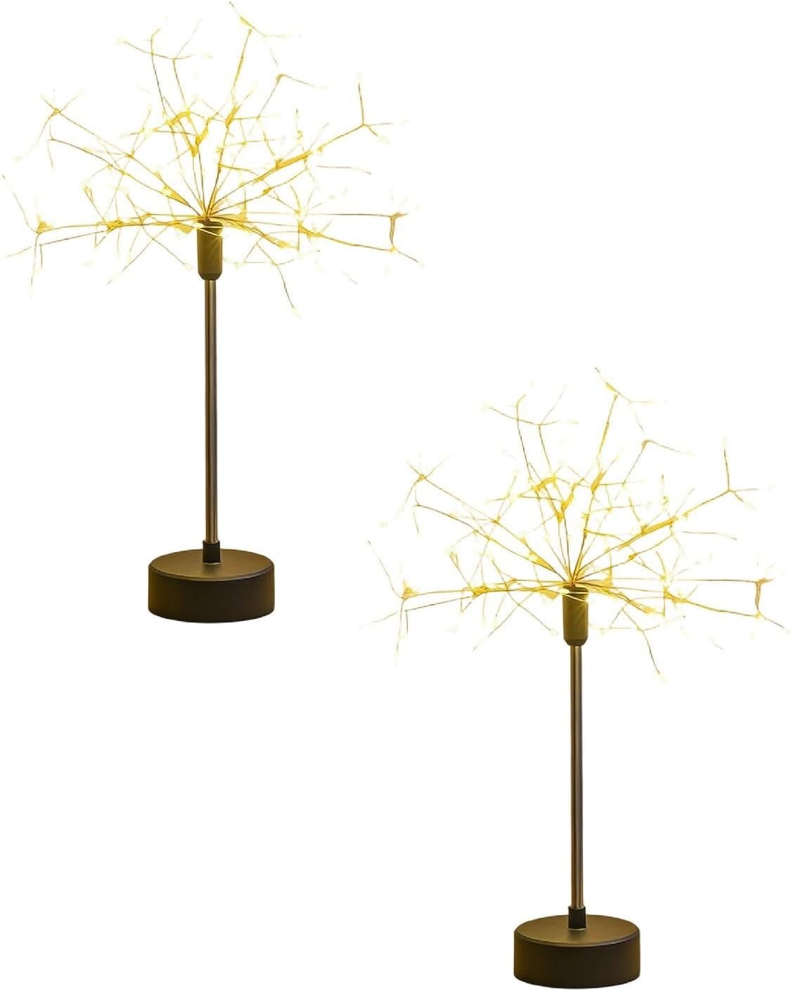 Nest and Flowers Table Lights Fireworks, Mini Tables Starburst Lights ...