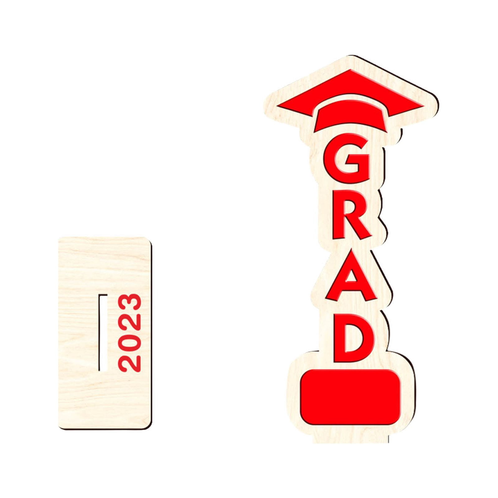 Nest & Nook Wooden Creative Graduation Party Decorations 2023 ...