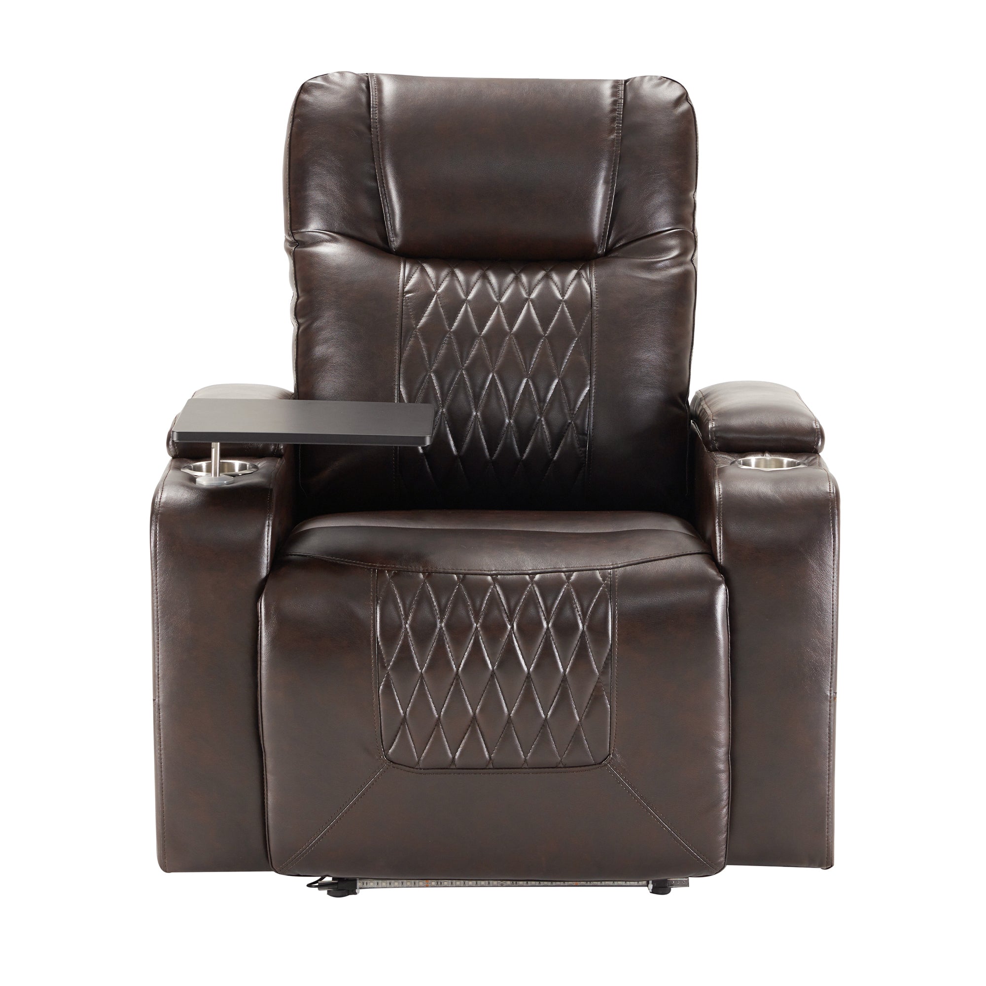 Nest Power Motion Recliner with 360° Swivel Tray - Brown - Walmart.com