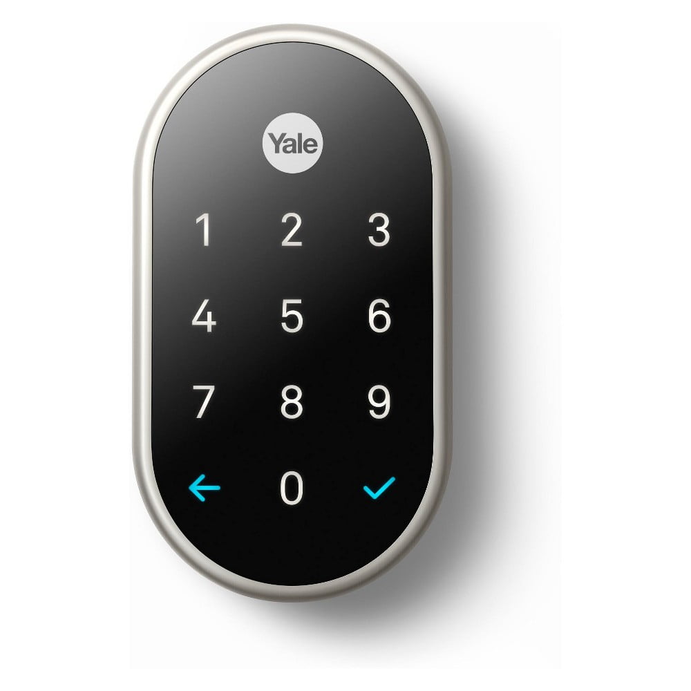 Nest x Yale Smart Lock with Nest Connect - Satin Nickel, WiFi Enabled ...
