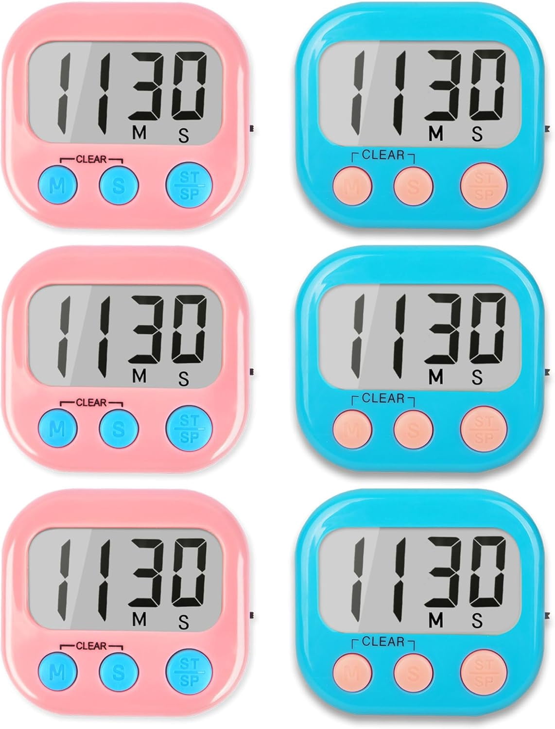 NestE Classroom Timers for Teachers Kids Large Magnetic Digital Timer ...