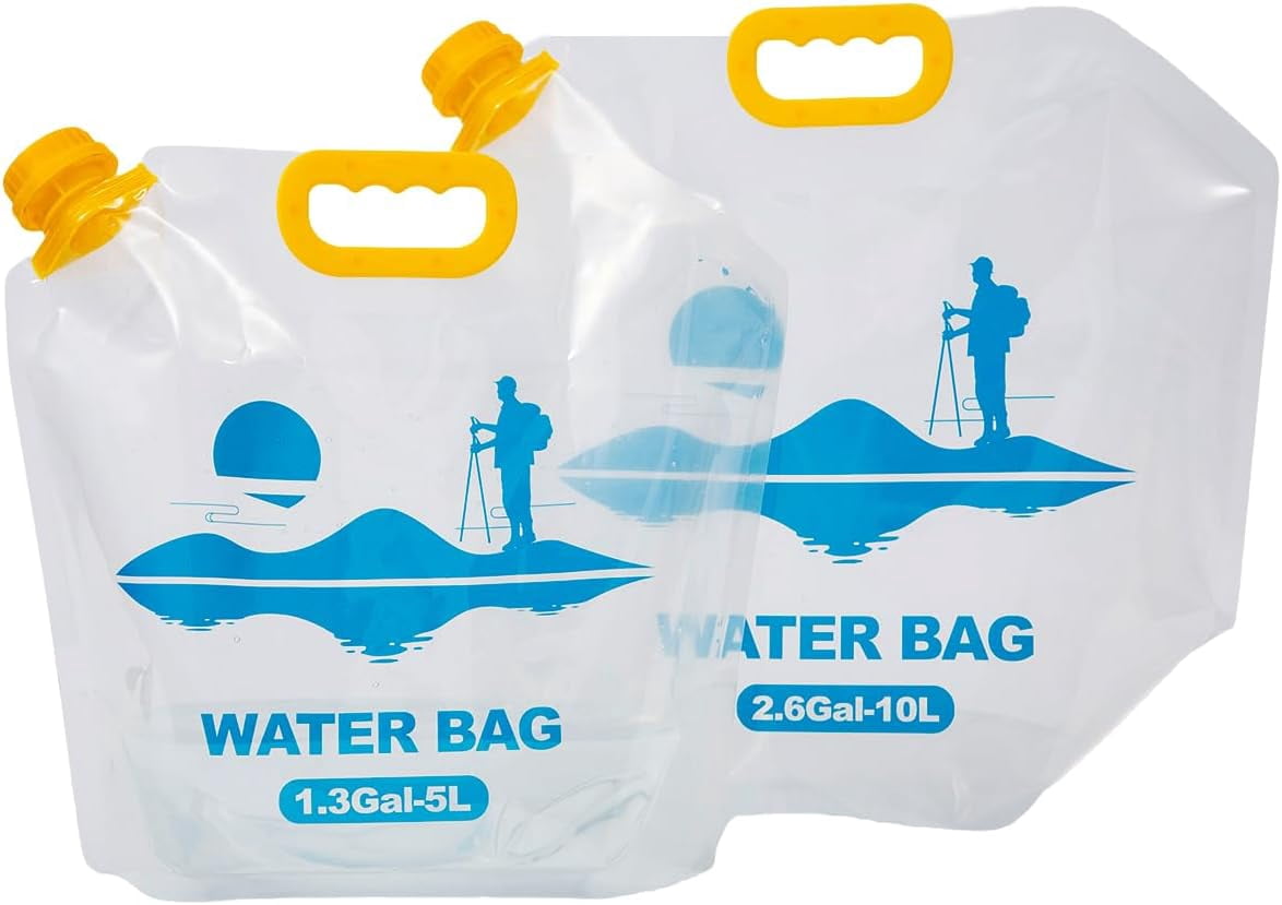 NestE-Collapsible Emergency Water Container Bag,WaterStorageCube,Flat ...