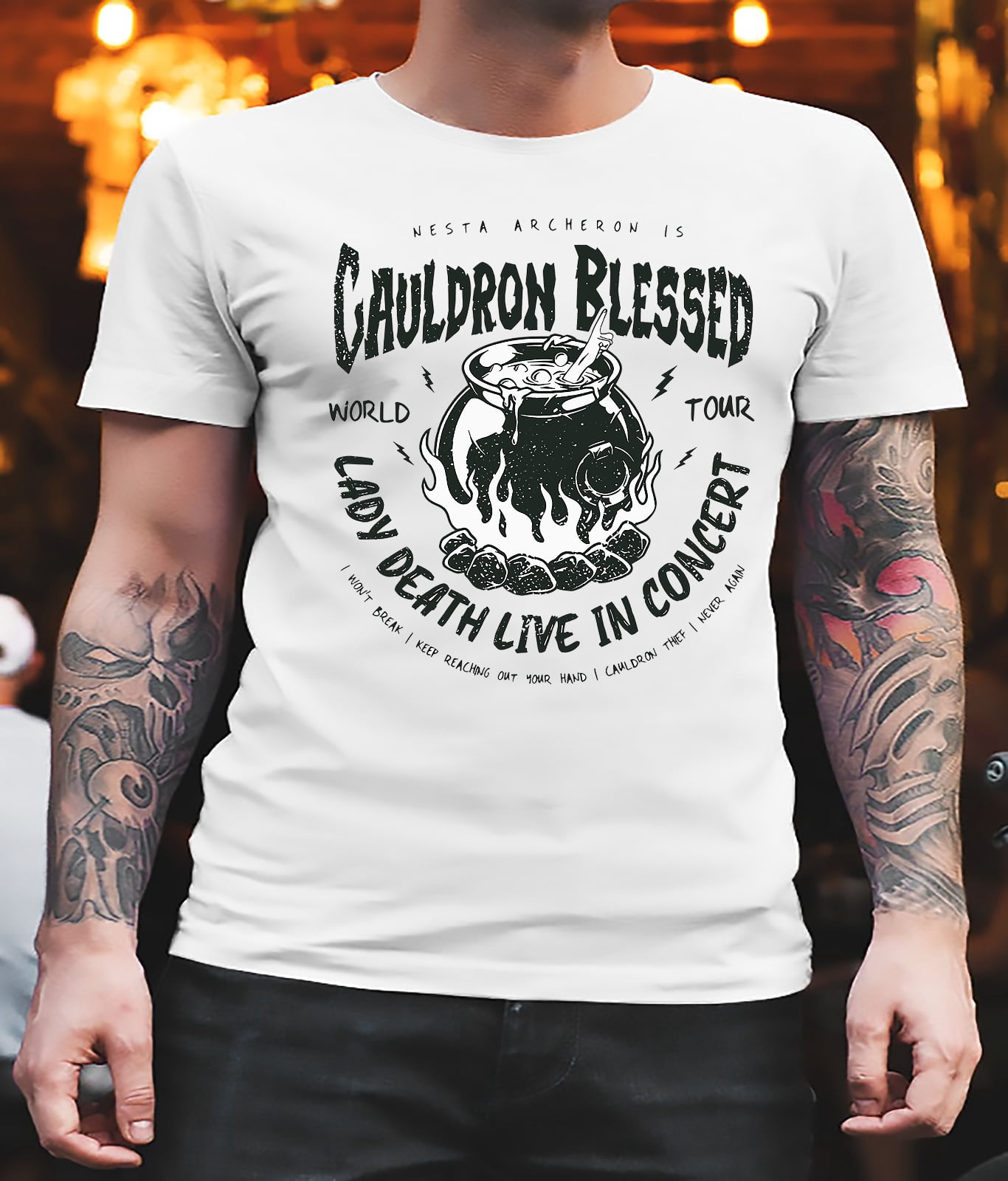 Nesta Archeron ACOTAR Cauldron Blessed Lady Death Live in Consert Band ...