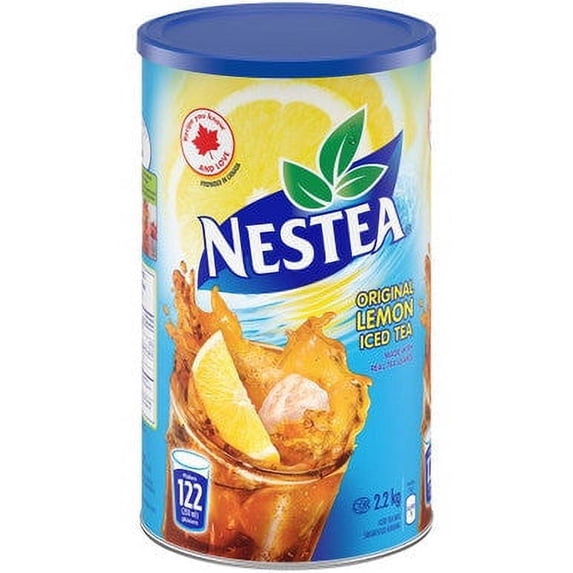 Nestl√©, Iced Tea, 2.2kg, Lemon Flavored, Original Recipe - Walmart.com