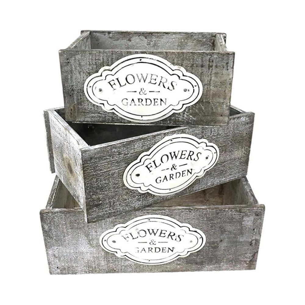 Nested Crates and Cover, Gray, 3-Piece - Walmart.com