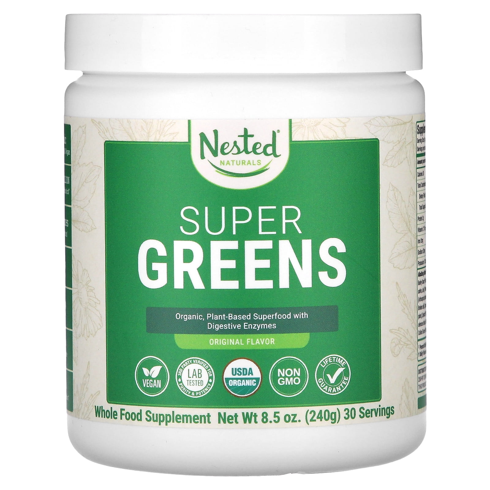 Organic Super Greens Powder Superfood with Spirulina Nepal | Ubuy