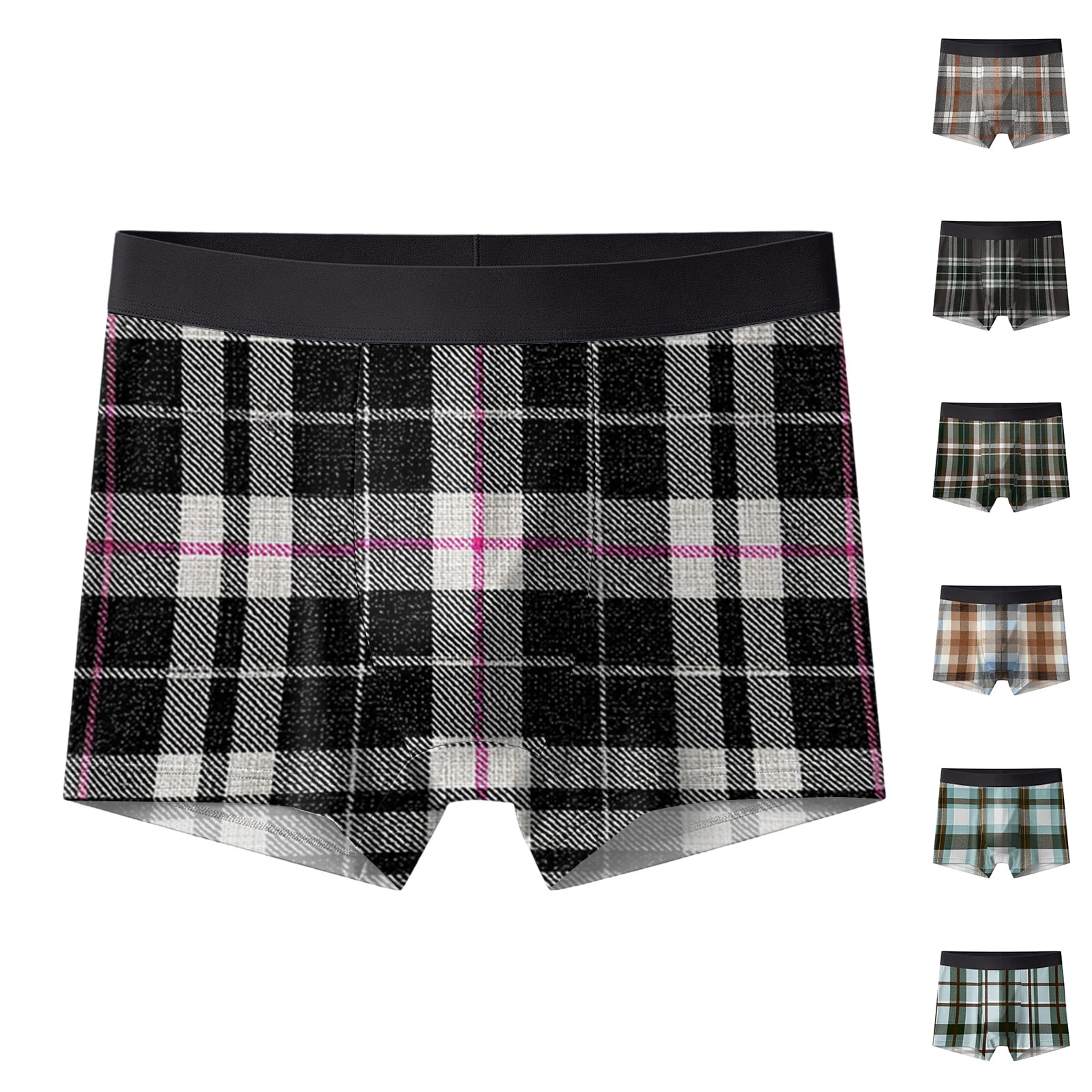 Nestiefly Men's Ice Silk Ultra-Thin Boxer Briefs, Seamless Men Boxer ...