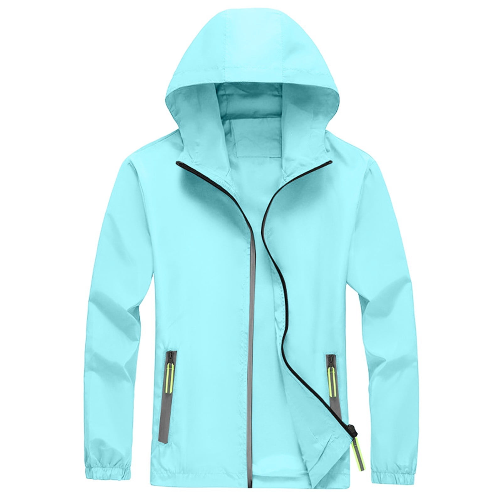 Nestiefly Rain Jacket Men Hoodies Waterproof Windbreaker, Lightweight ...