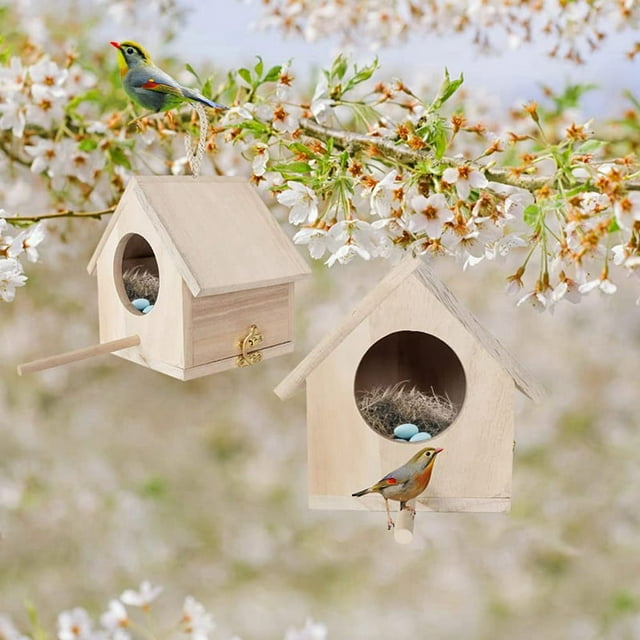 Nesting Box for Tits, Nesting Box Kit , Bird House, Weatherproof for ...