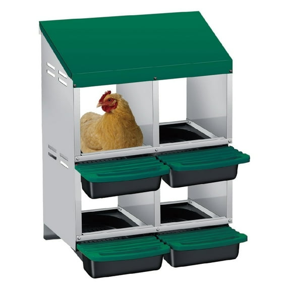 Nesting Boxes for Chickens, 4 Holes Chicken Nesting Box with Removable ...