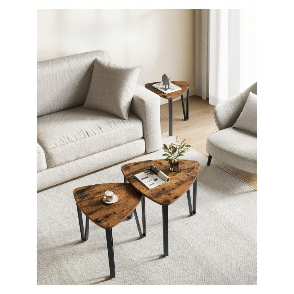 Nesting Coffee Tables, End Tables Set Of 2 For Living Room Bedroom ...