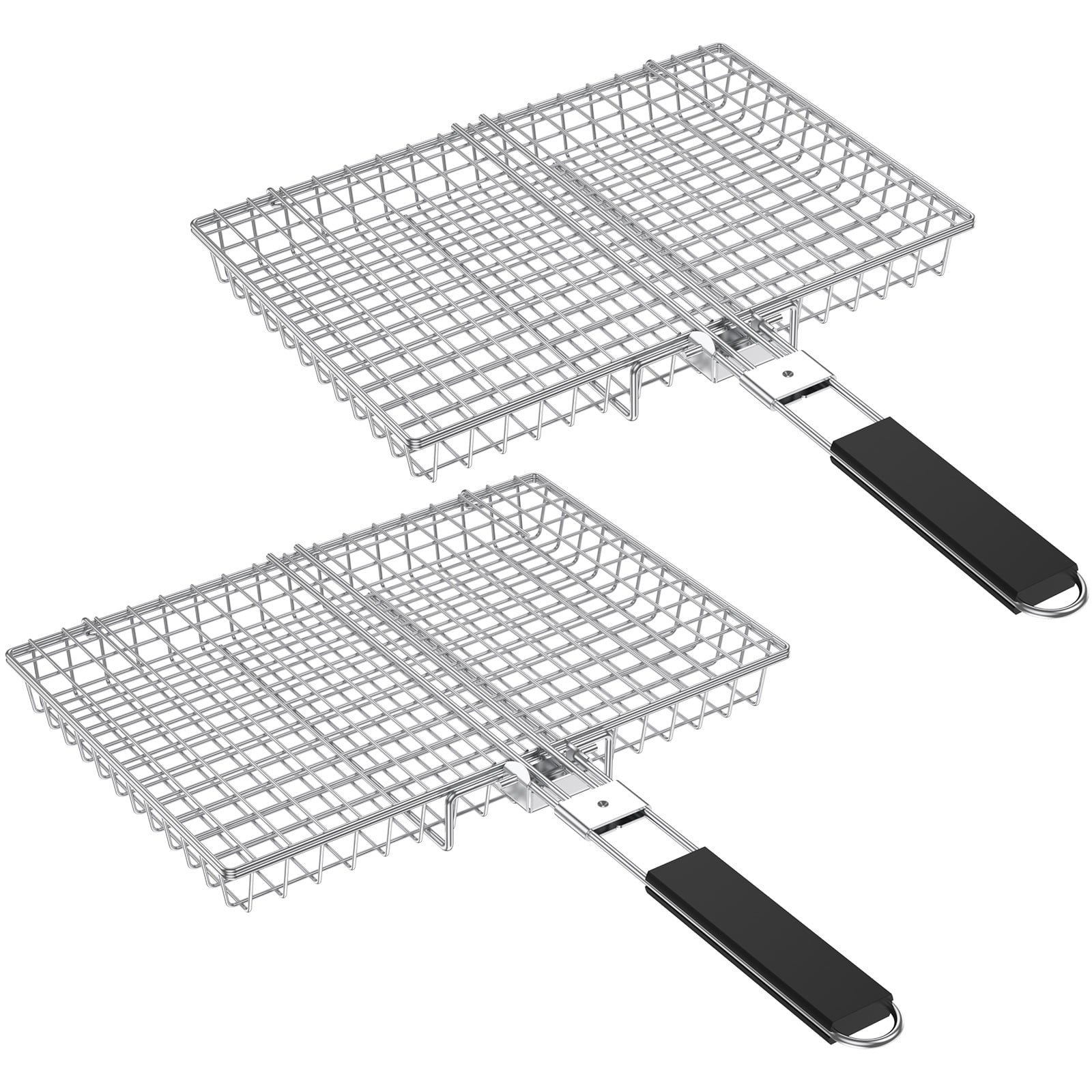 Nesting Grill Baskets Easy to Use Fish Grilling Basket Versatile ...