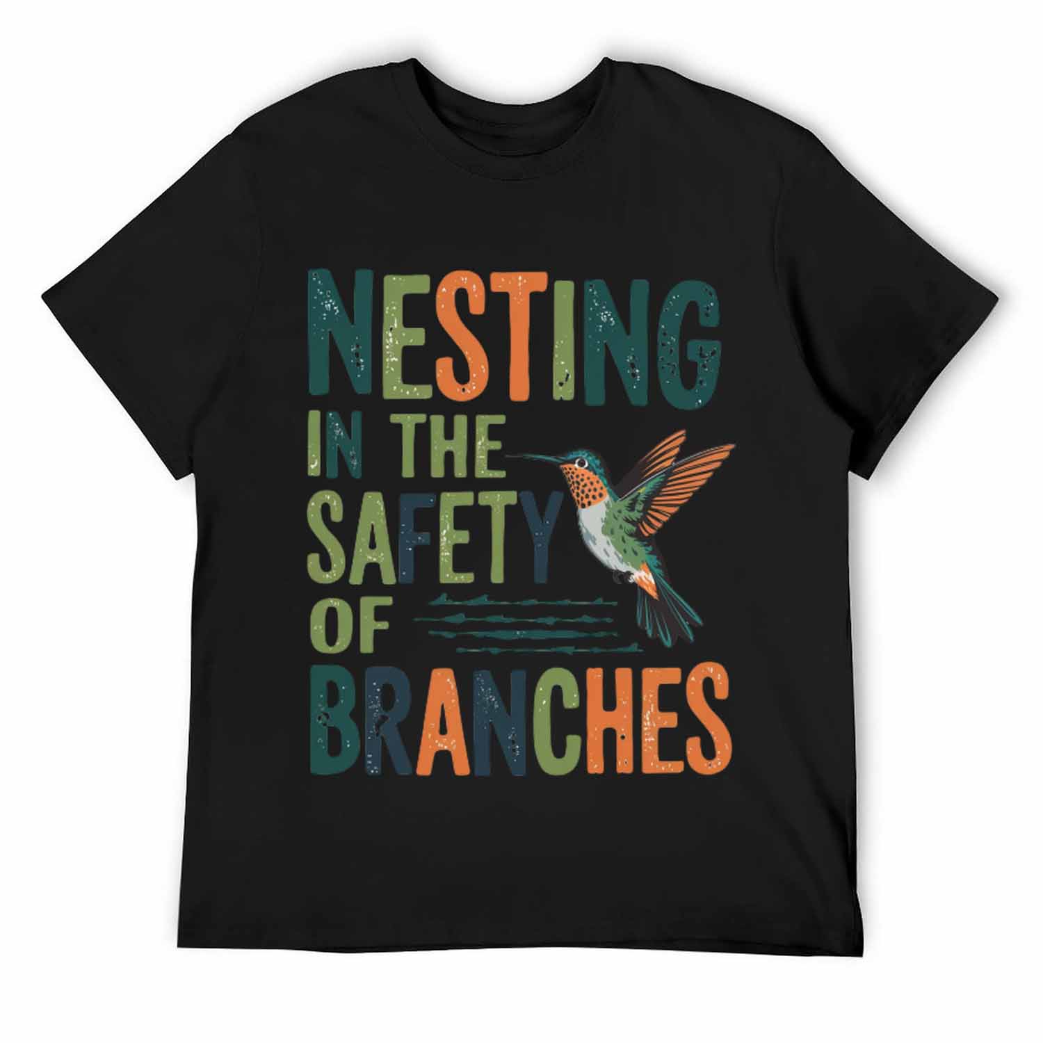 Nesting In The Safety Of Branchestshirt design Animal Strength ...