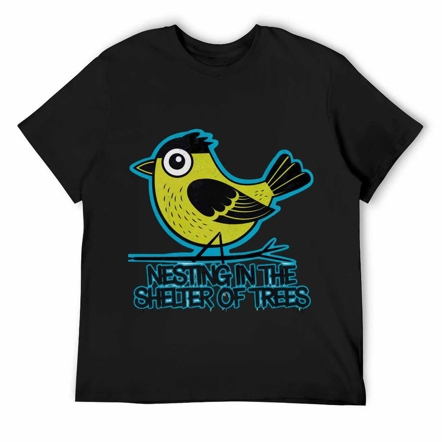 Nesting In The Shelter Of Treestshirt design Animal Art Teacher Painter ...