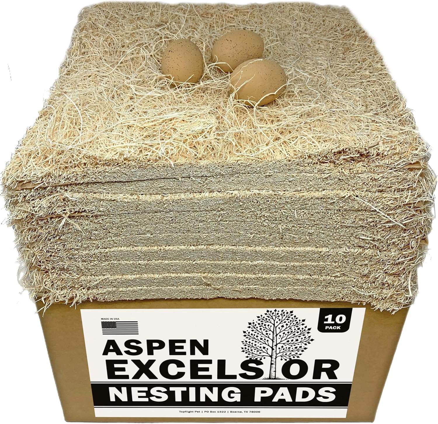Nesting Pads for Laying Hens, Made in USA, Sustainably Harvested, 13 x ...