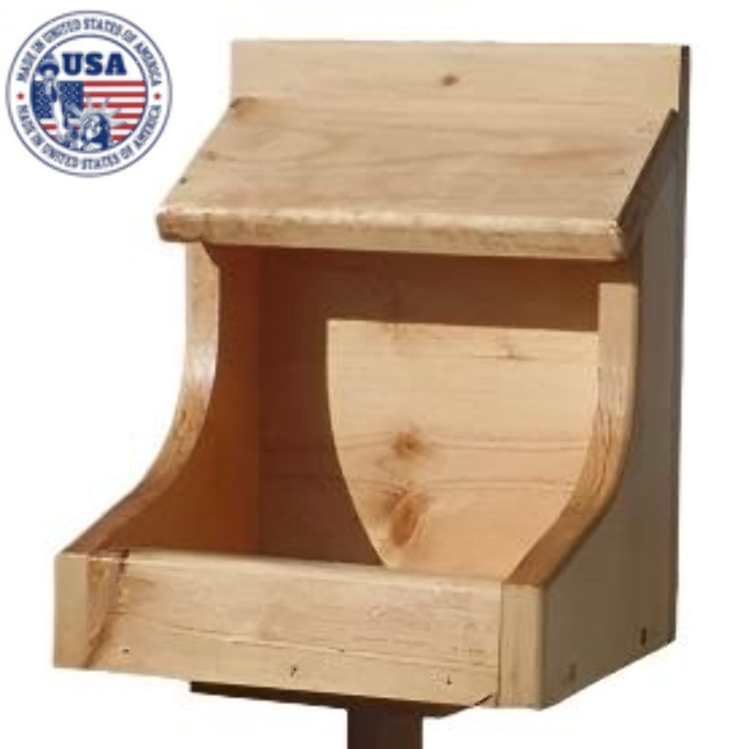 Nesting Shelf Box for Birds, (Cherry), Bird Houses by Mark, Made in USA ...