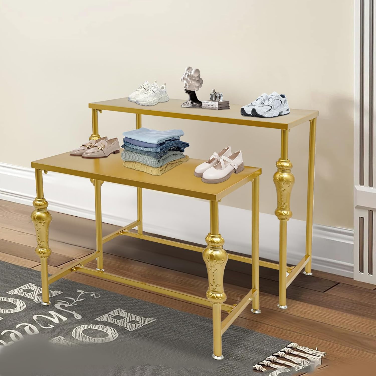 Nesting Tables Boutique Retail Display Rack Stand for Clothing Shoes ...
