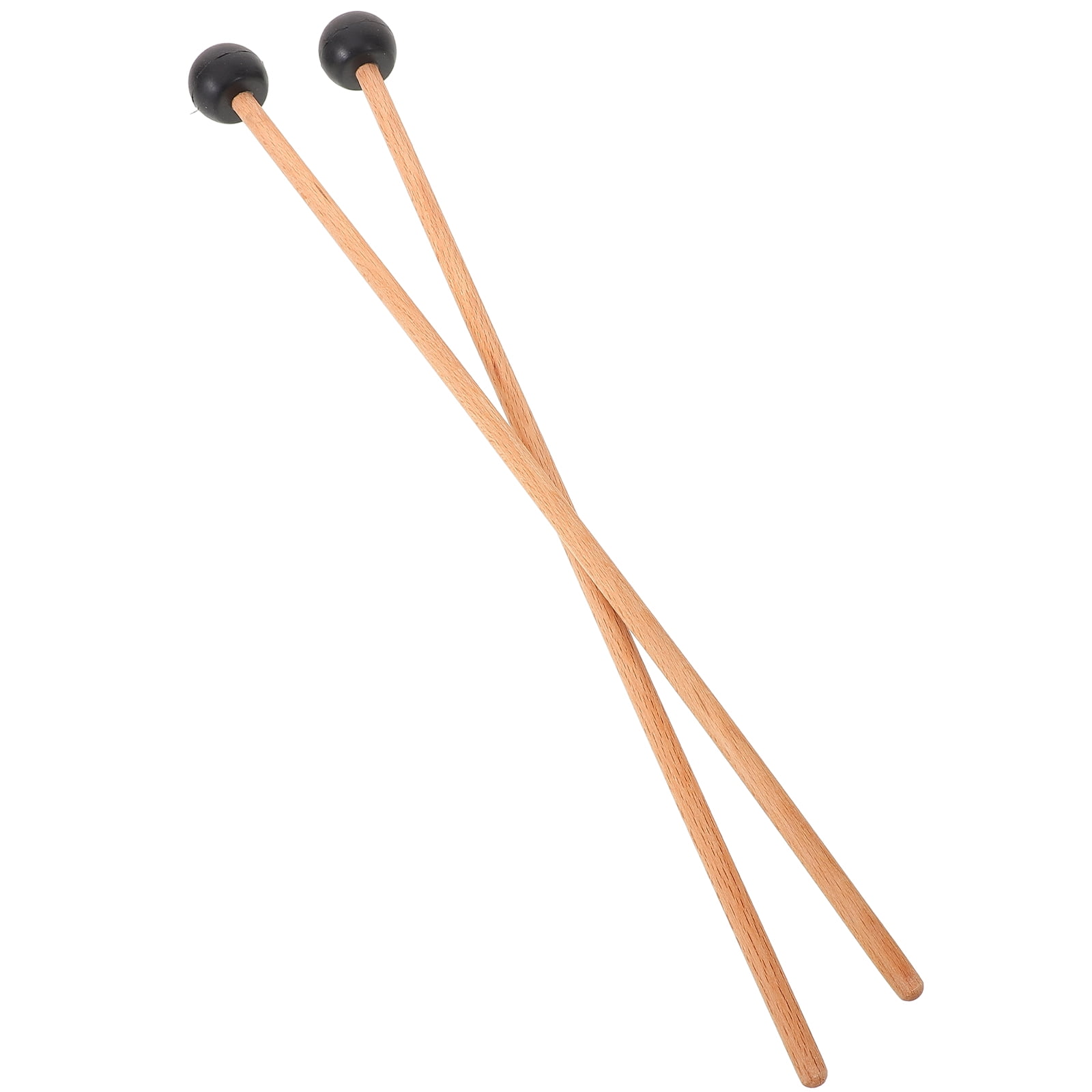 Nestingho 1 Pair Maple Wood Round Head Tongue Drum Mallets For ...