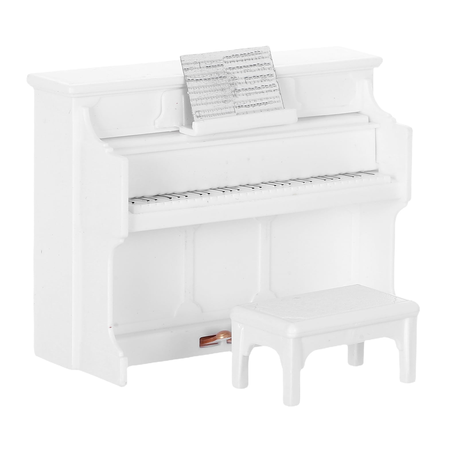 Nestingho 1 Set Mini Upright Piano Traditional Design for Doll House ...